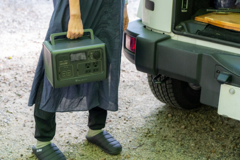 【レビュー】ポータブル電源「BLUETTI EB55」良い点と注意点 | キャンプ200gください